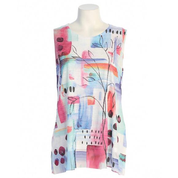 Jess & Jane | Tops | New Jess Jane Womens Poetry Burnout Sleeveless Top ...